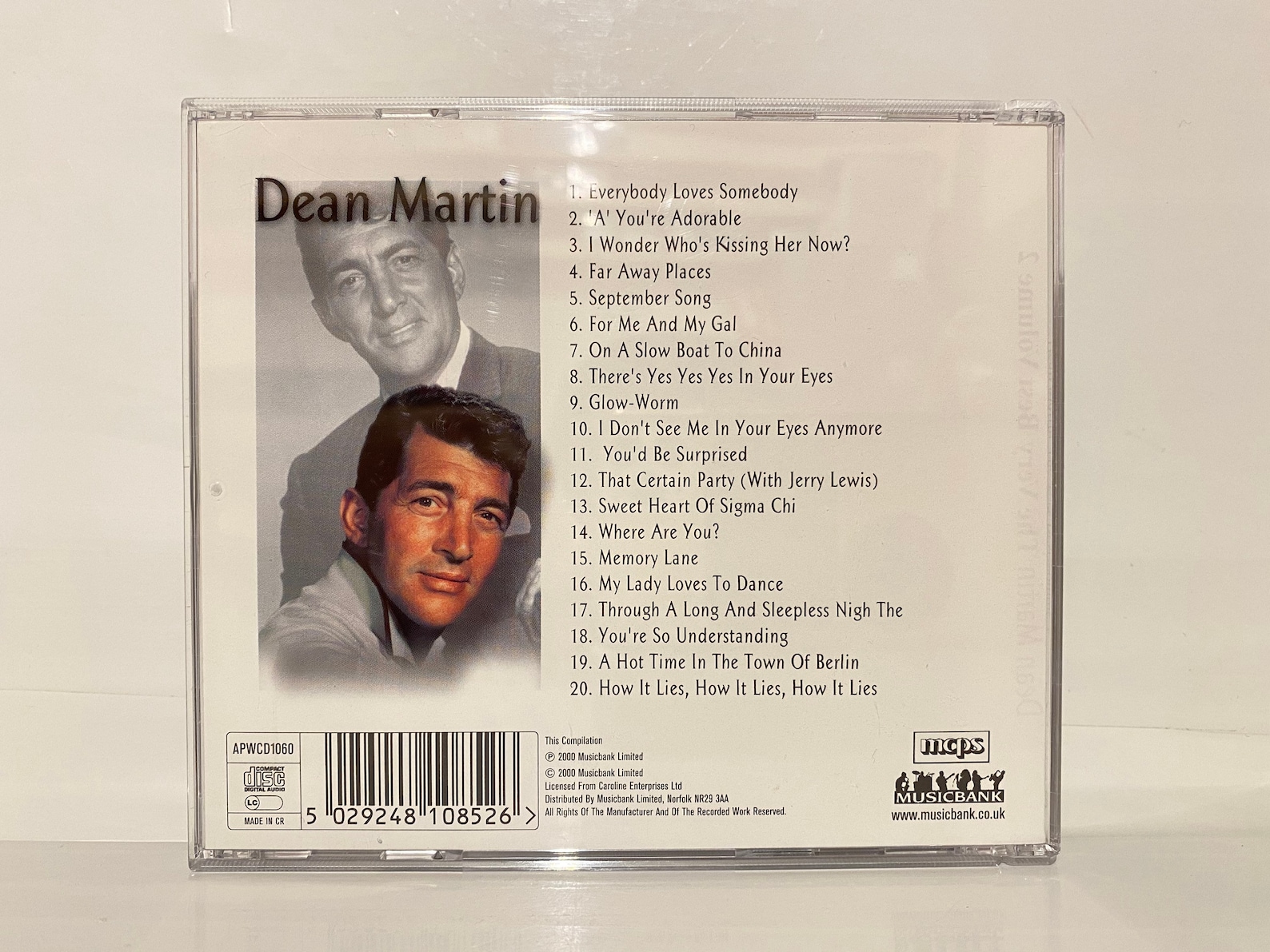 Dean Martin CD Collection Album the Very Best Volume 2 Genre | Etsy