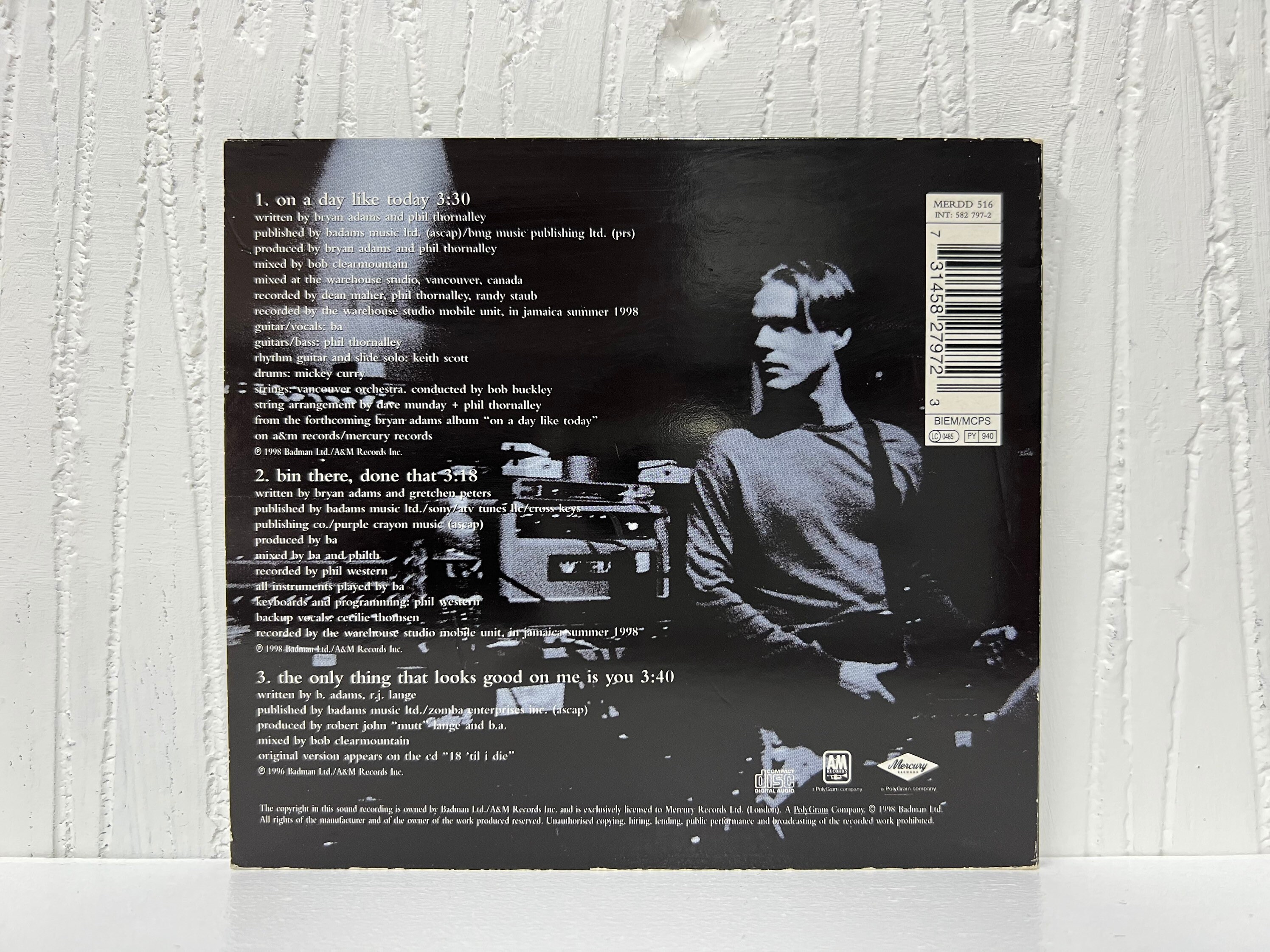 Bryan Adams On A Day Like Today