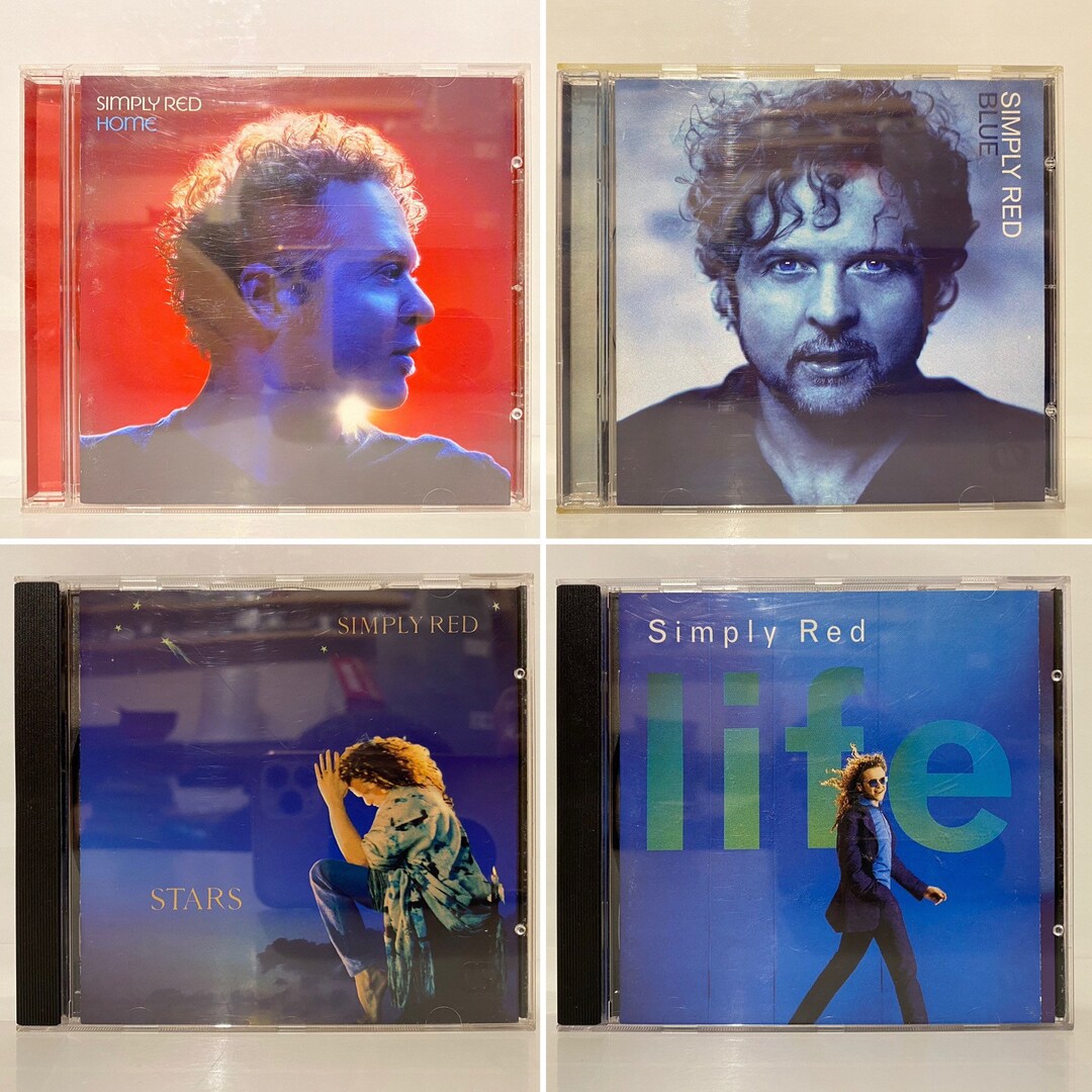 Simply Red CD Collection of 4 Cds Album Home Blue Stars Life Genre Rock ...