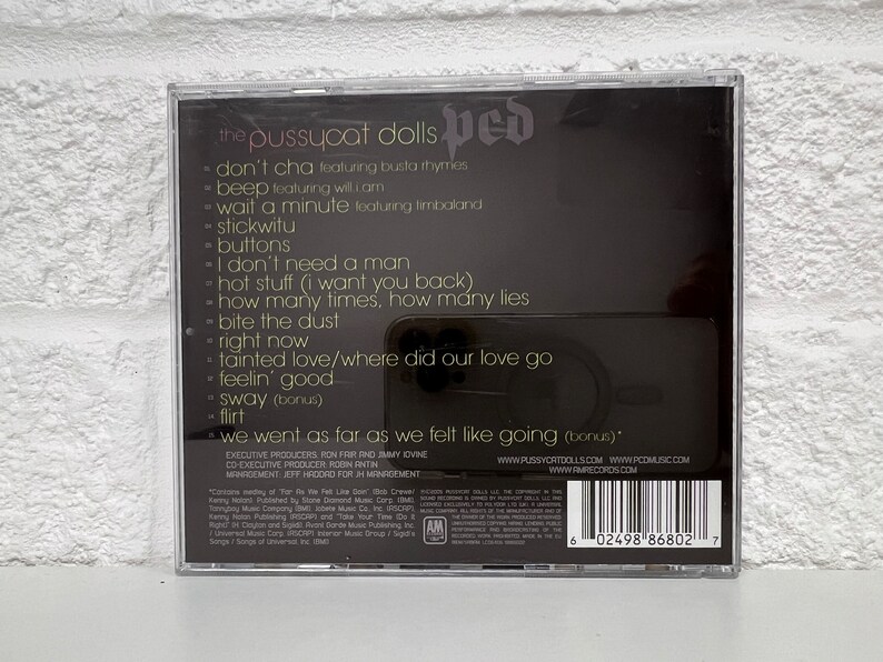 The Pussycat Dolls CD Collection Album PCD Genre Electronic Hip Hop Pop ...