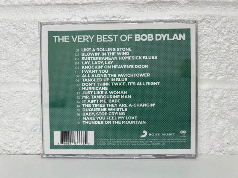 The Very Best of Bob Dylan CD Collection Album Genre Rock Pop - Etsy
