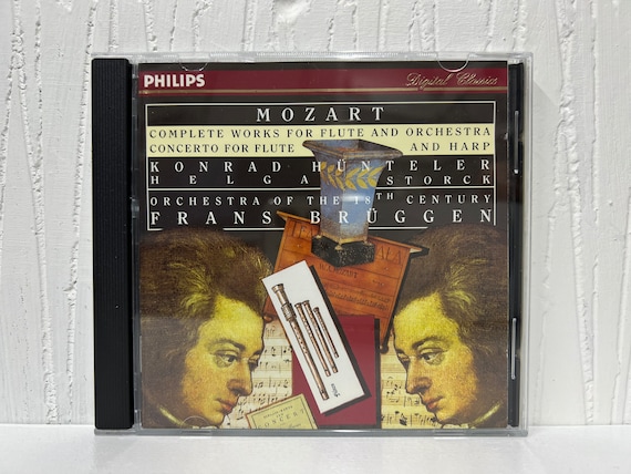 Mozart CD Collection Album Complete Work for Flute and - Etsy