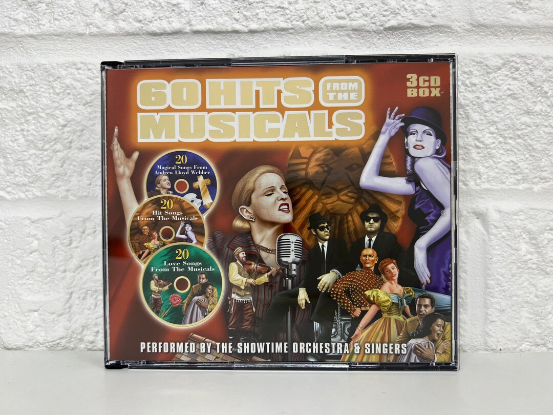 60 Hits From the Musicals CD Collection Box Set of 3 Cds Album Genre ...