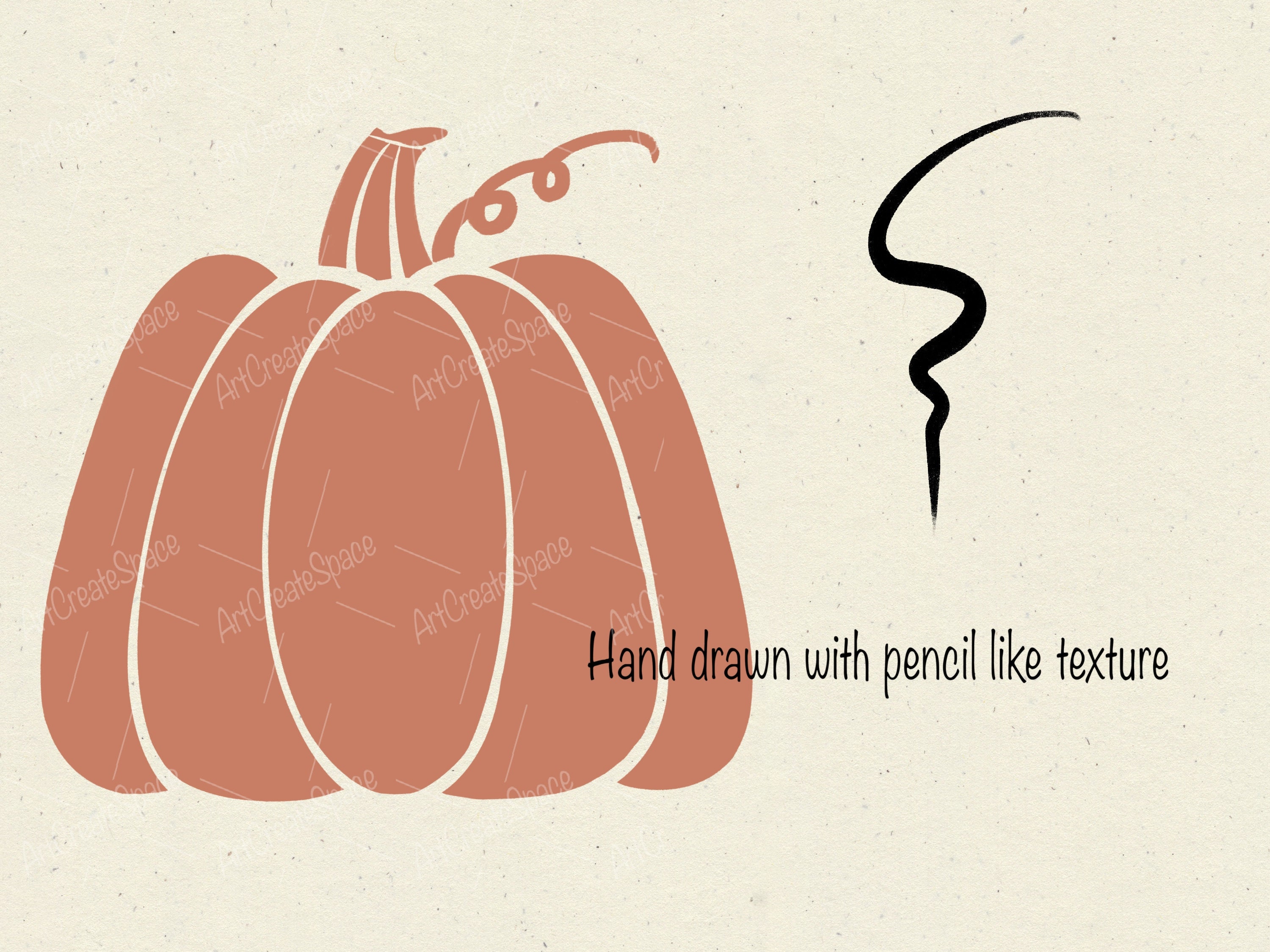 Pumpkin Procreate, Fall Clipart, Pumpkin Stamp Brushes, Halloween ...