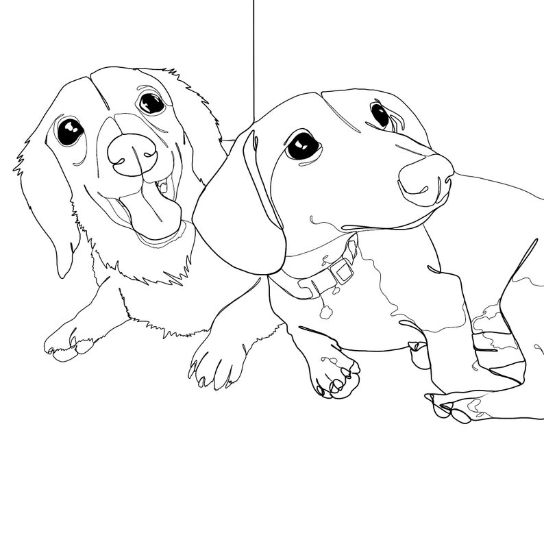 Custom One-line Drawing, Custom Illustration, Continuous Line, Simple ...