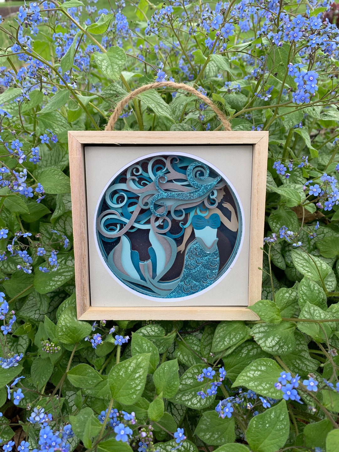 5"x5" Mermaid Shadowbox - Etsy