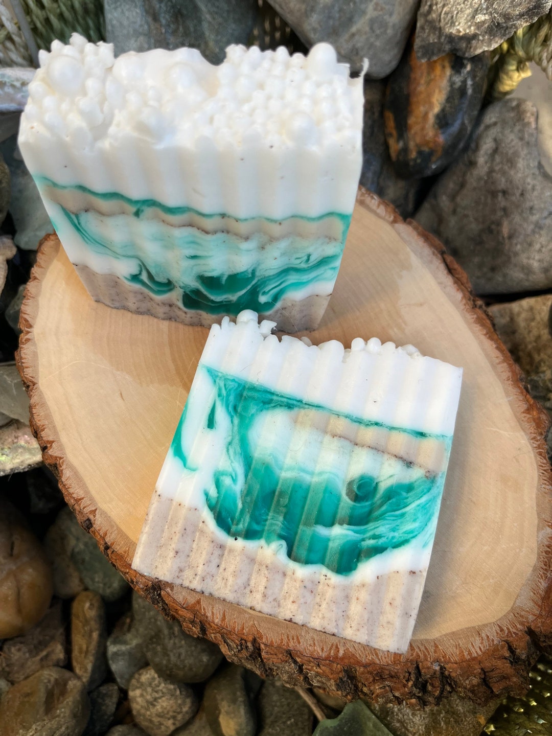 Ocean Wave Exfoliating Soap - Etsy