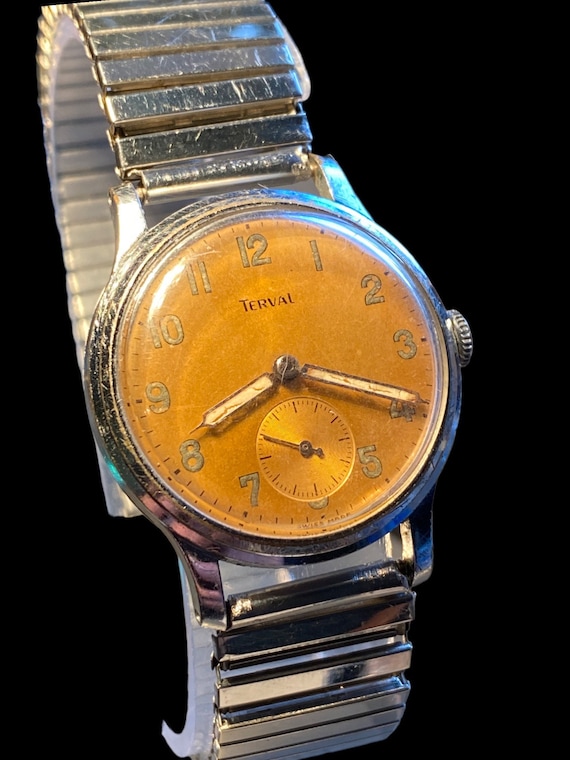 1950’s Terval Military Styled Gents Watch - Gem