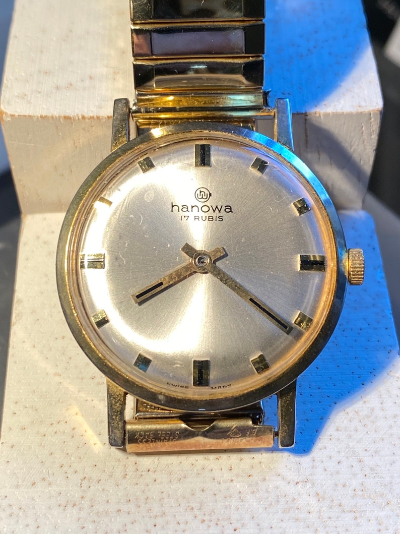 1970’s Hanowa Gents Dress Watch - Etsy