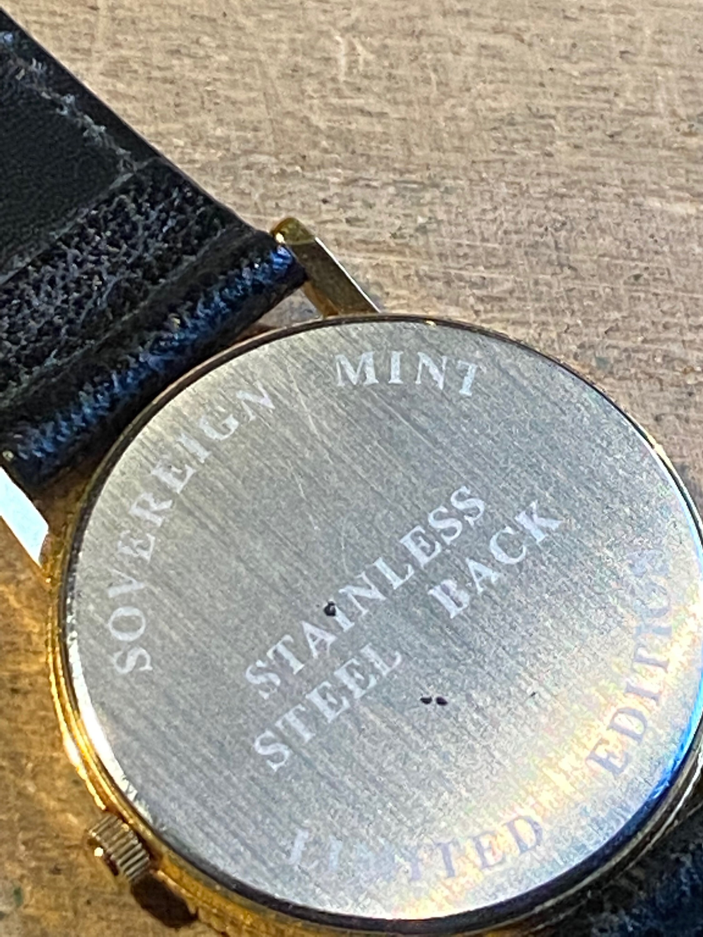 1990s Gents Sovereign Coin style Gents Quartz Watch | Etsy