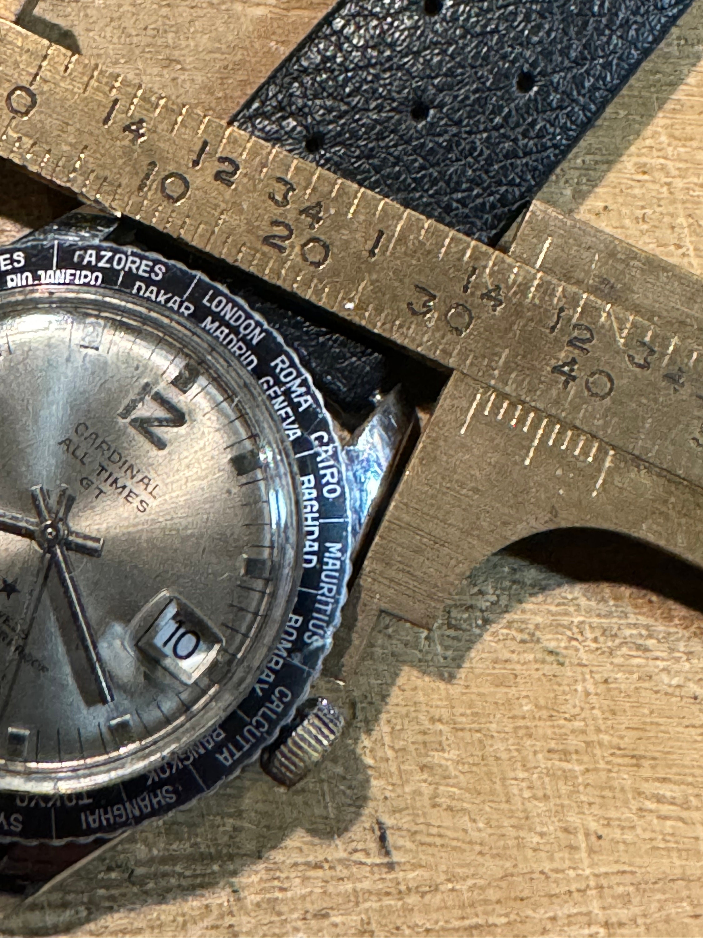 Cardinal World Time Gents Dress Watch - Etsy