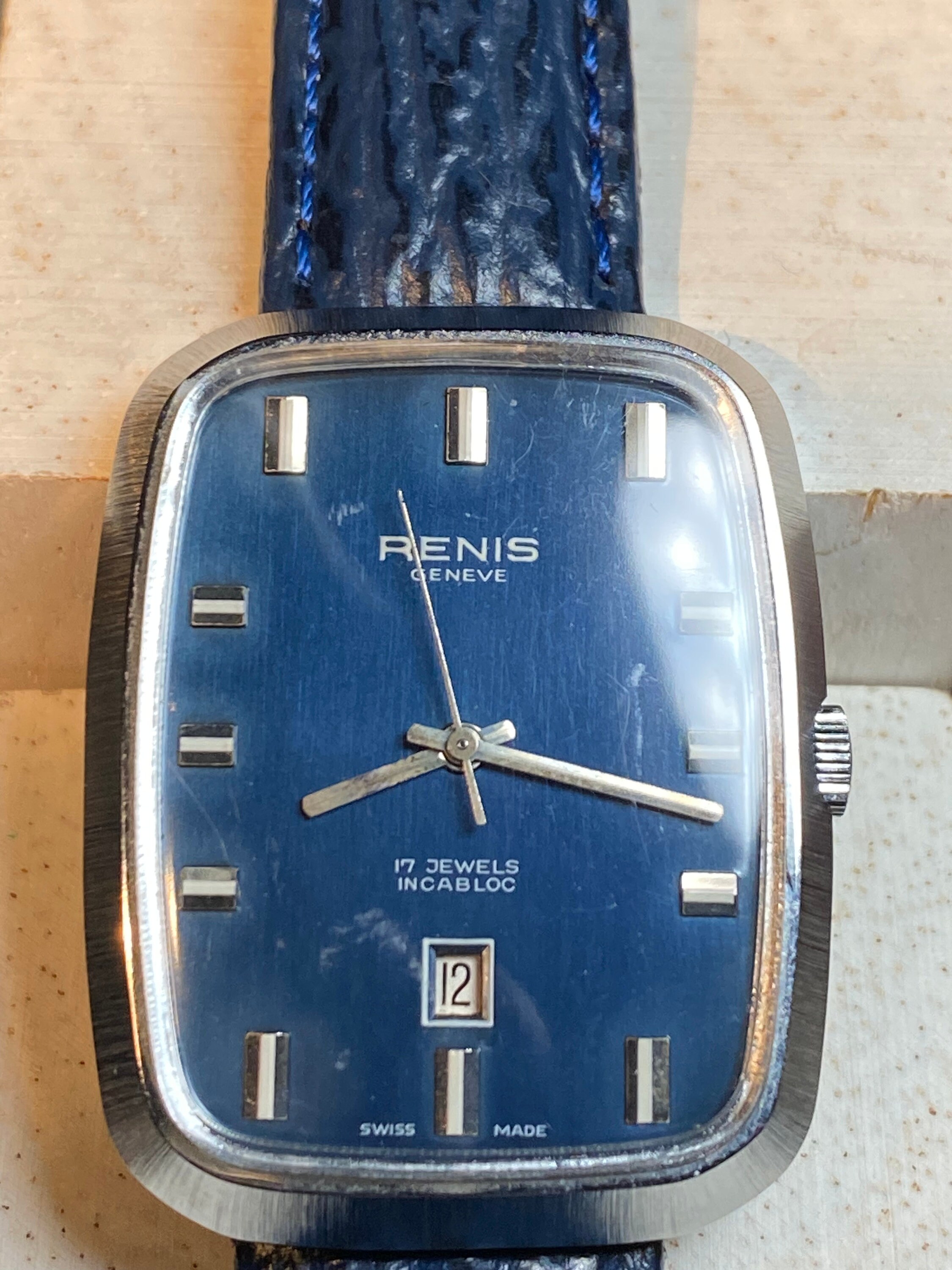 1980’s Renis Gents Dress Watch - Etsy