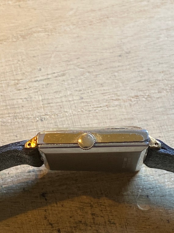 1950’s Helbros Gents Trapezoid Asymmetrical Shape Dr… - Gem