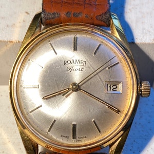 1960’s Roamer Sport Gents Dress Watch - Etsy