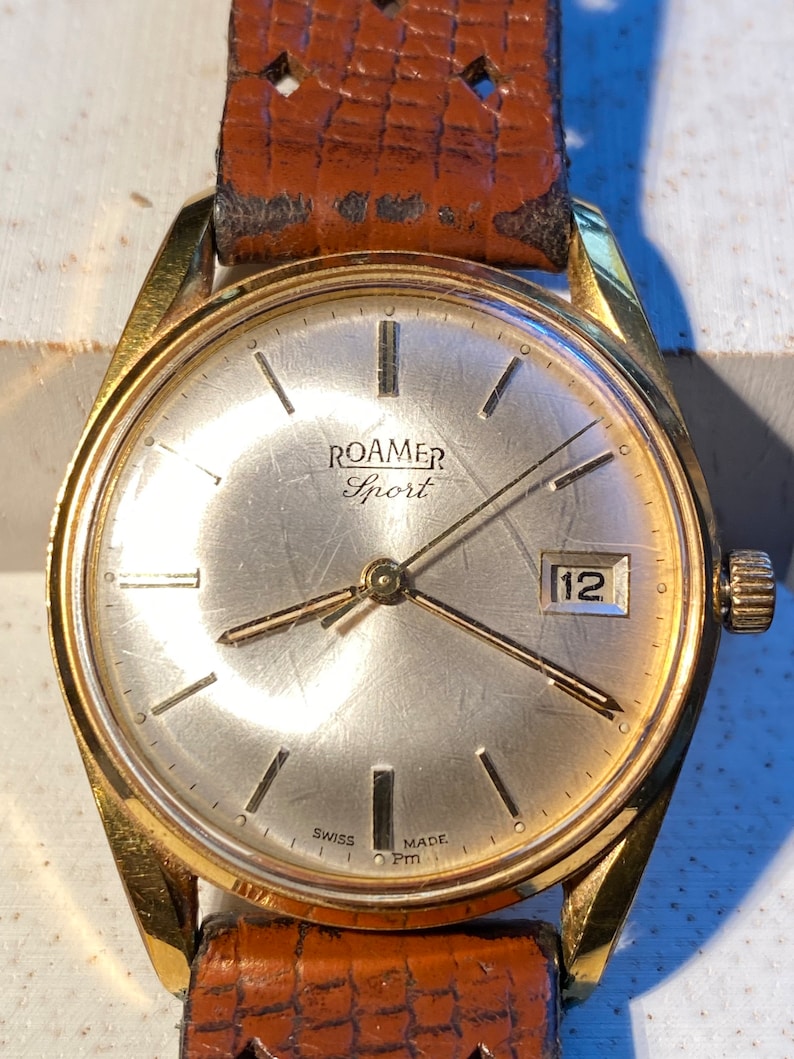 1960’s Roamer Sport Gents Dress Watch - Etsy