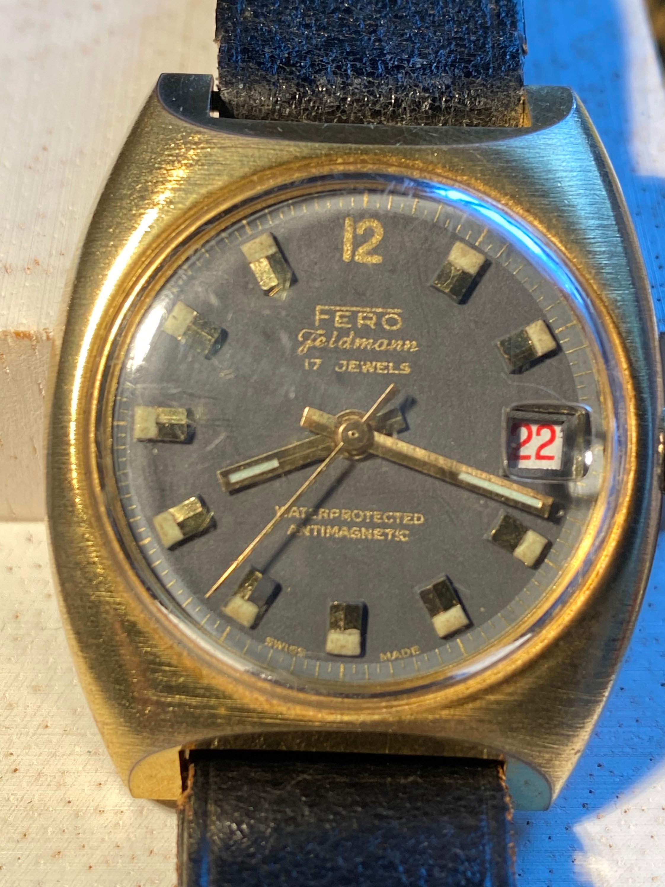 1970’s Fero Feldman Gents Dress Watch - Etsy