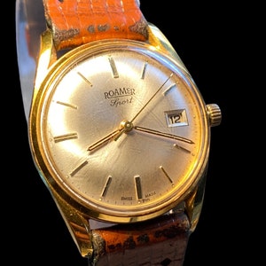 1960’s Roamer Sport Gents Dress Watch - Etsy