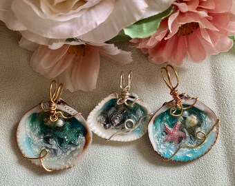 Resin Shell Jewelry - Etsy