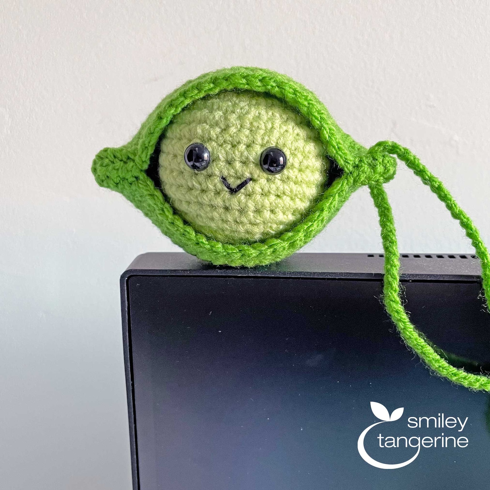 Handmade Crochet Pea in a Pod | Positive Pea | Hap-pea Birthday Gift ...