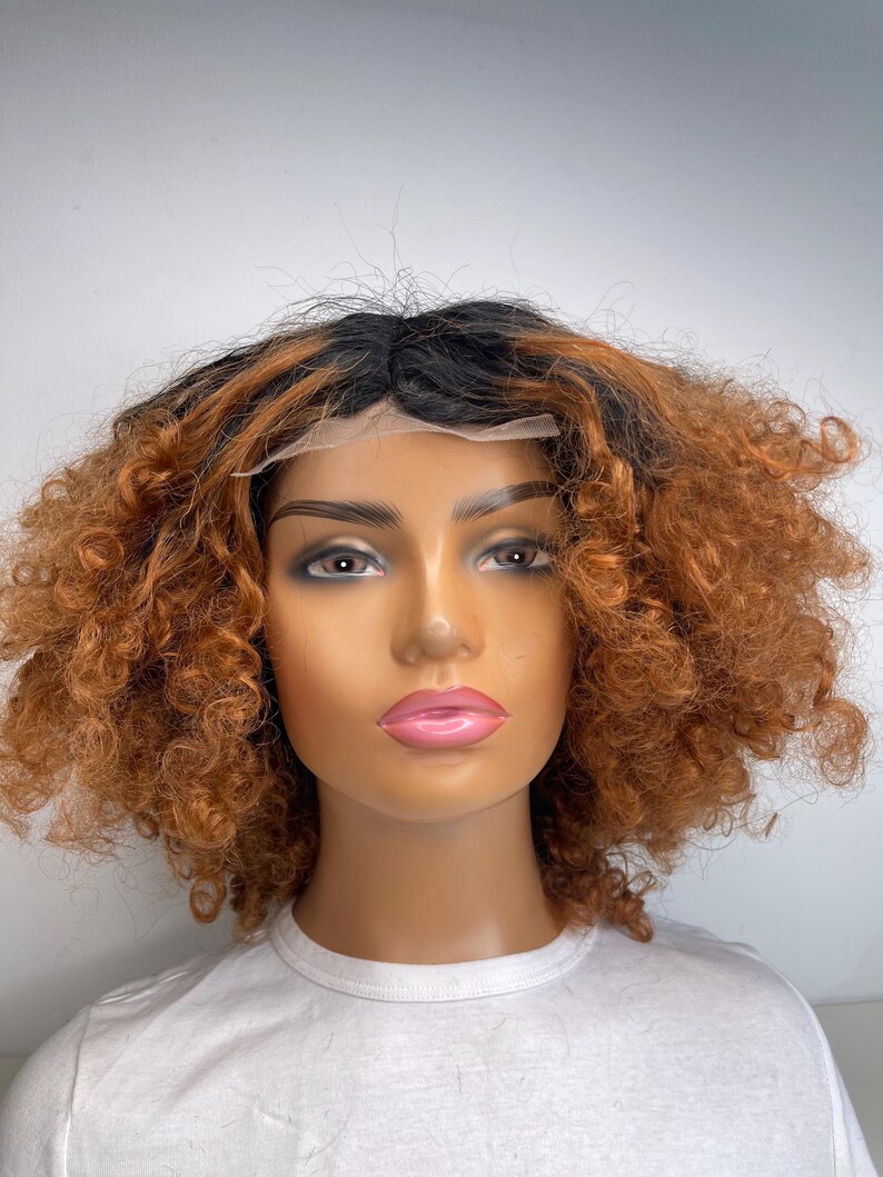 14 Inches Human Hair Blend Wigs for Women - Etsy