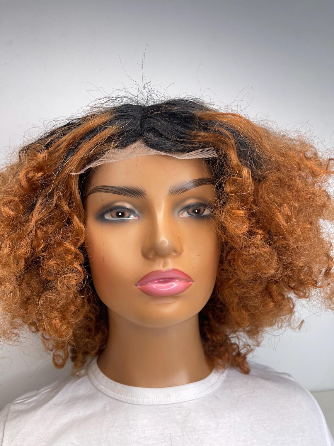 14 Inches Human Hair Blend Wigs for Women - Etsy