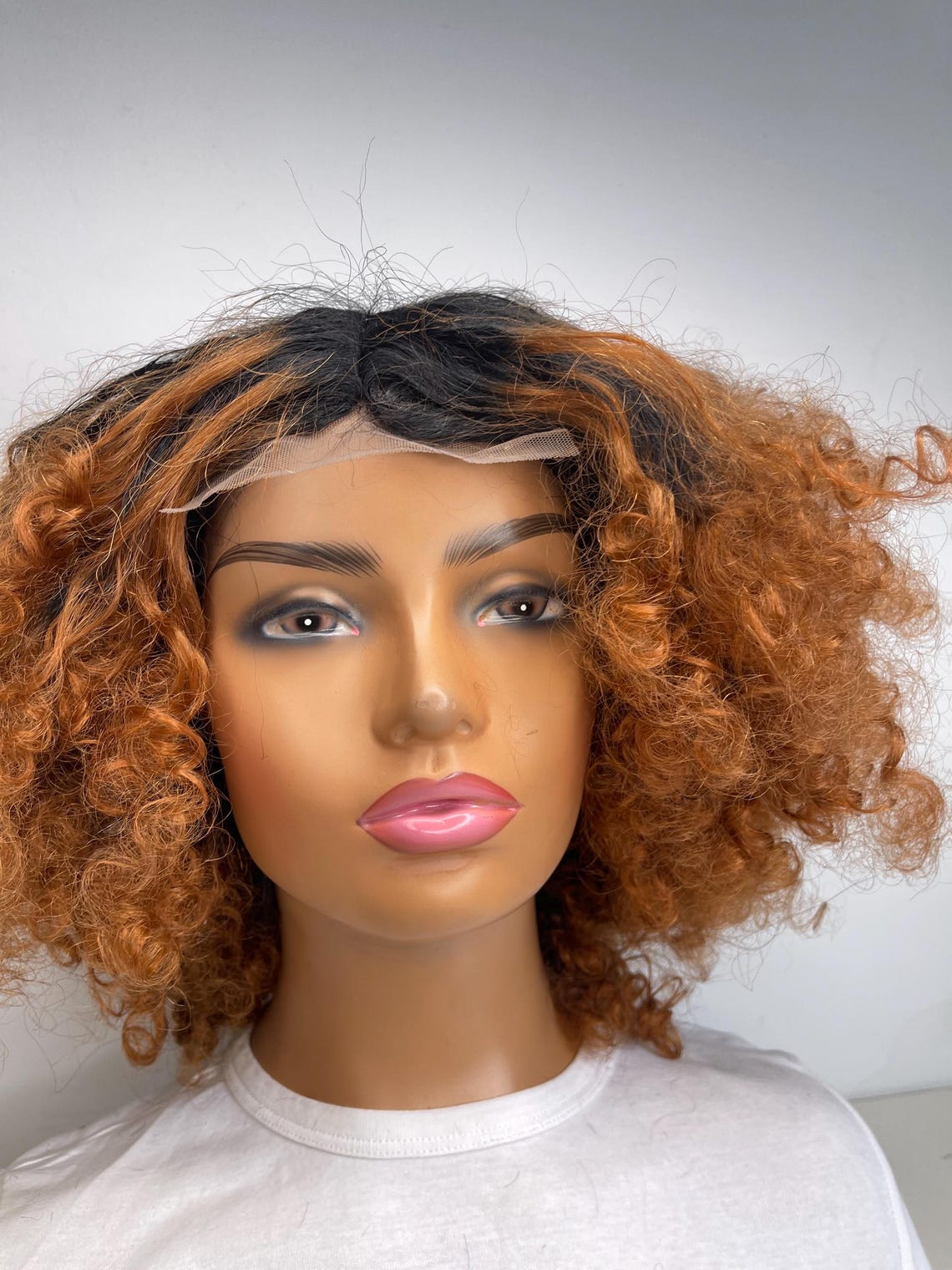14 Inches Human Hair Blend Wigs for Women - Etsy