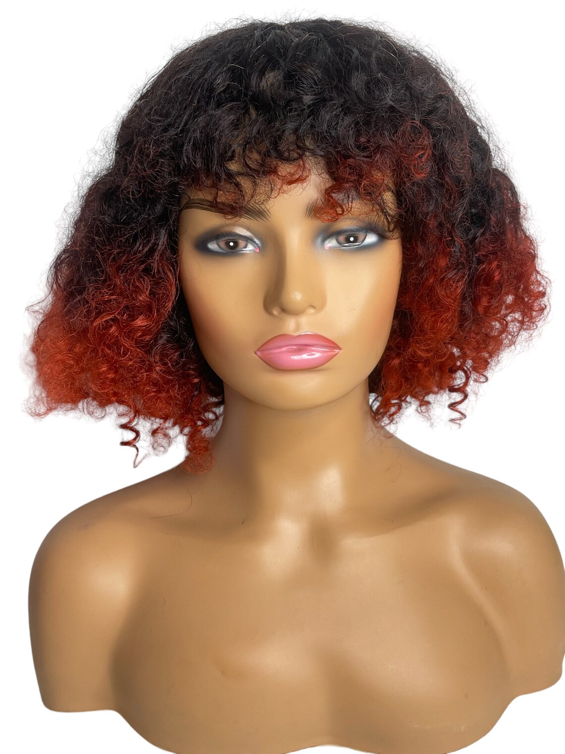Fringe Curls Human Hair Blend Fringe - Etsy