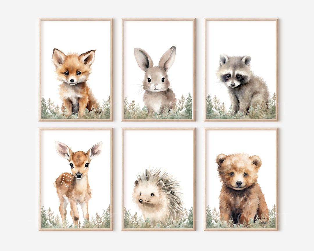 CHOOSE YOUR OWN! Woodland Forest Animal Fox Bunny Racoon Bear Deer ...