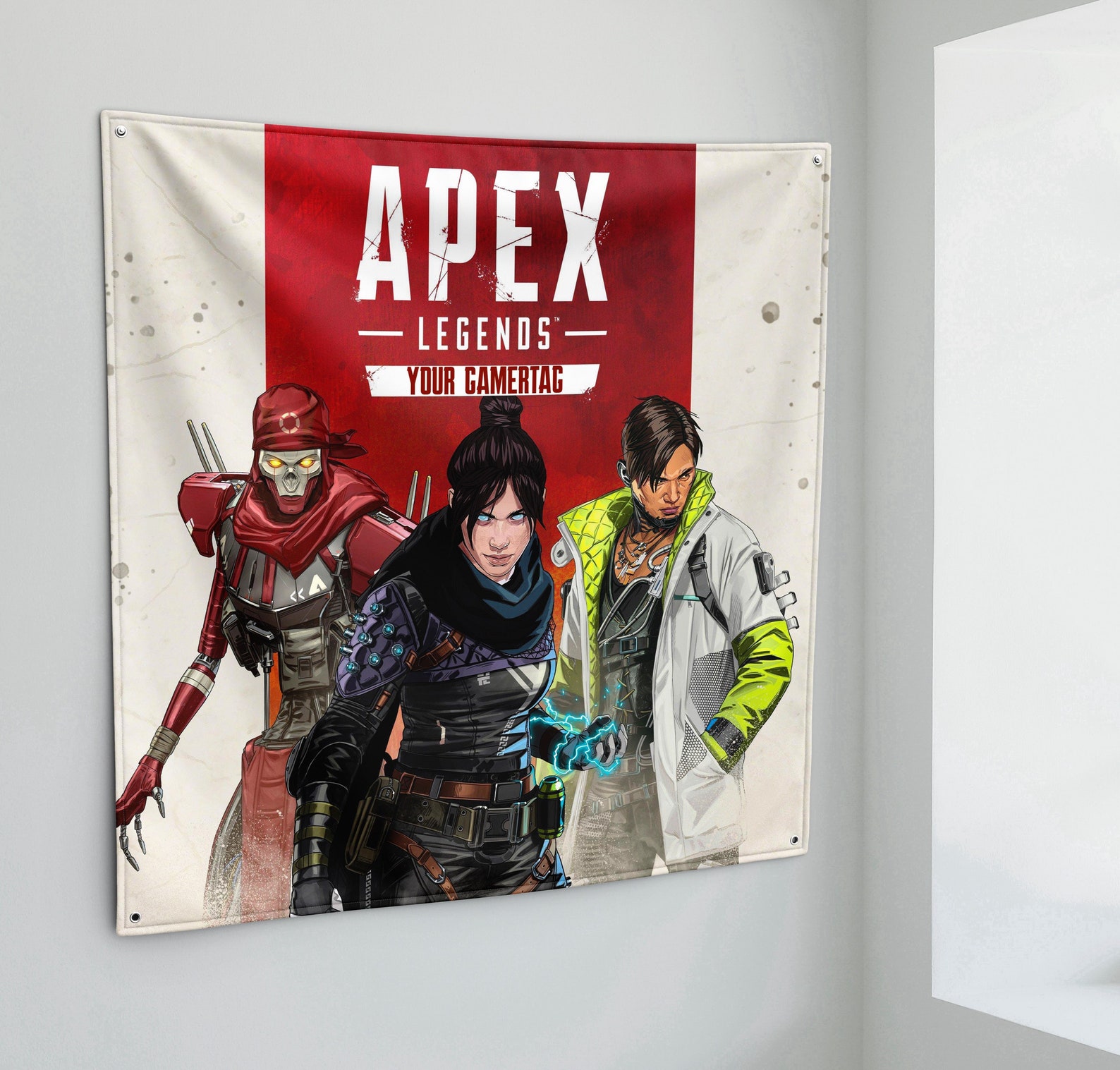 Personalized Gamertag Apex Legends Flag Banner Tapestry Custom - Etsy