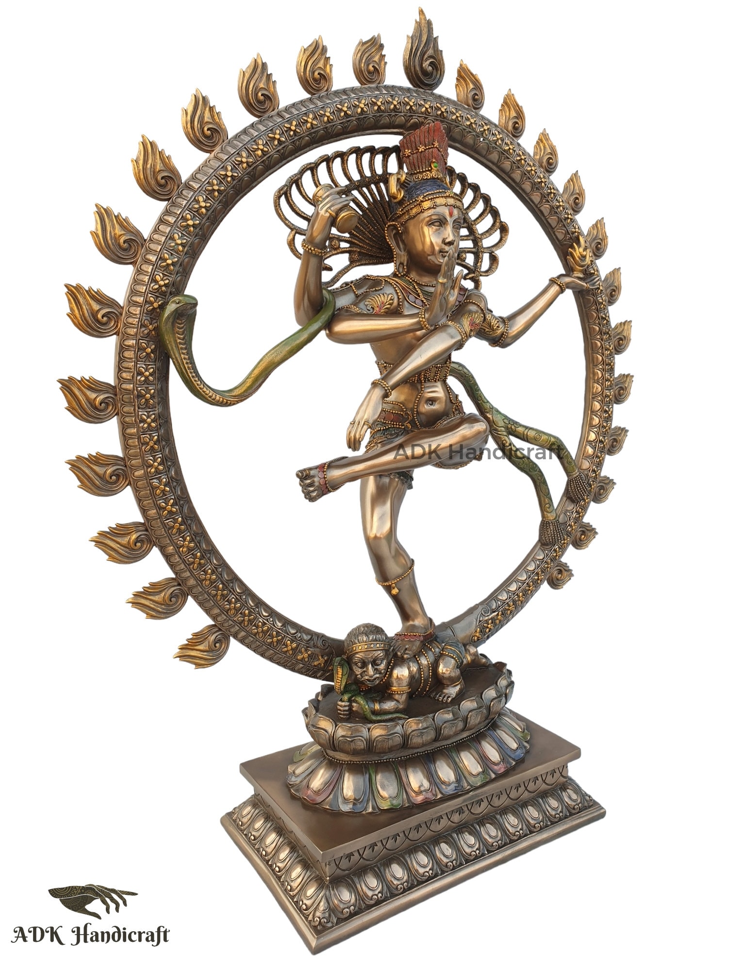 Large Nataraja Statue, 26" Inch Big Dancing Lord Shiva Natraja Idol ...