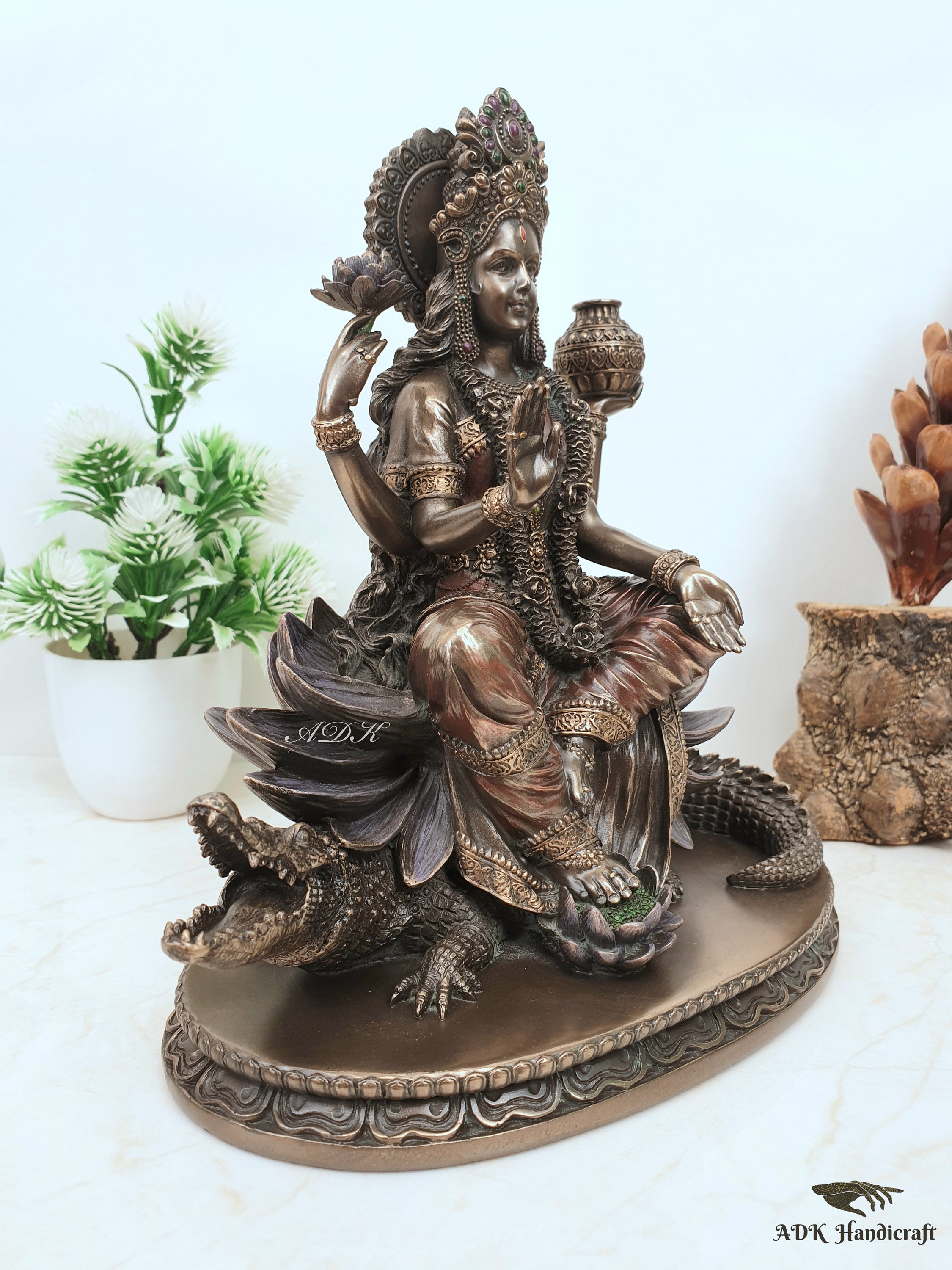 Ganga Statue 8 Goddess Ganga Statue Holy River Ganga | Etsy