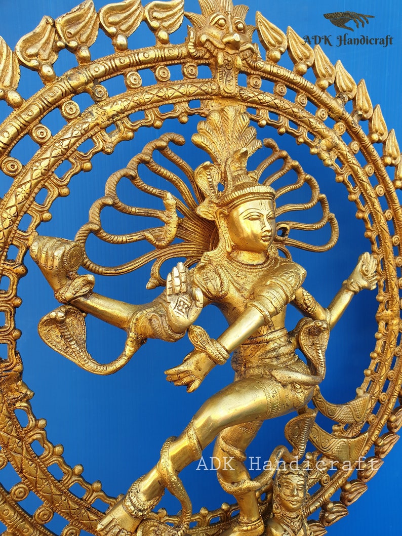 Brass Nataraja Statue, 27" Inch Big Large Dancing Lord Shiva Natraja ...