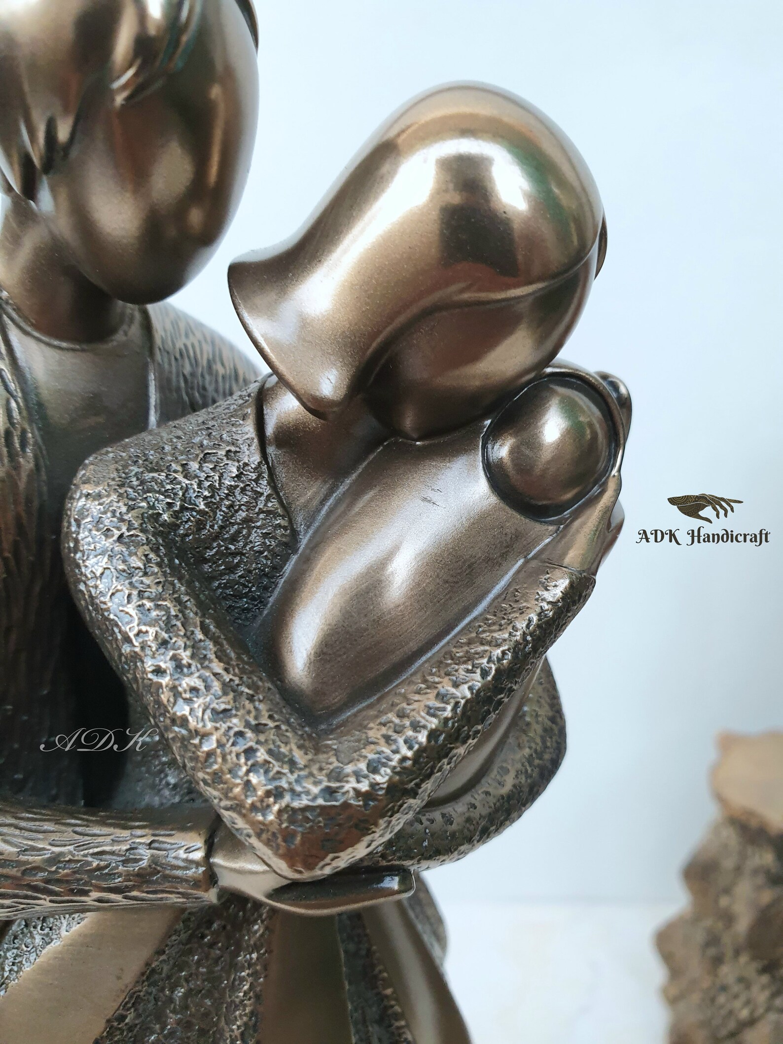Happy Family Statue, 23 CM, Three Family Parents With New Born Baby ...