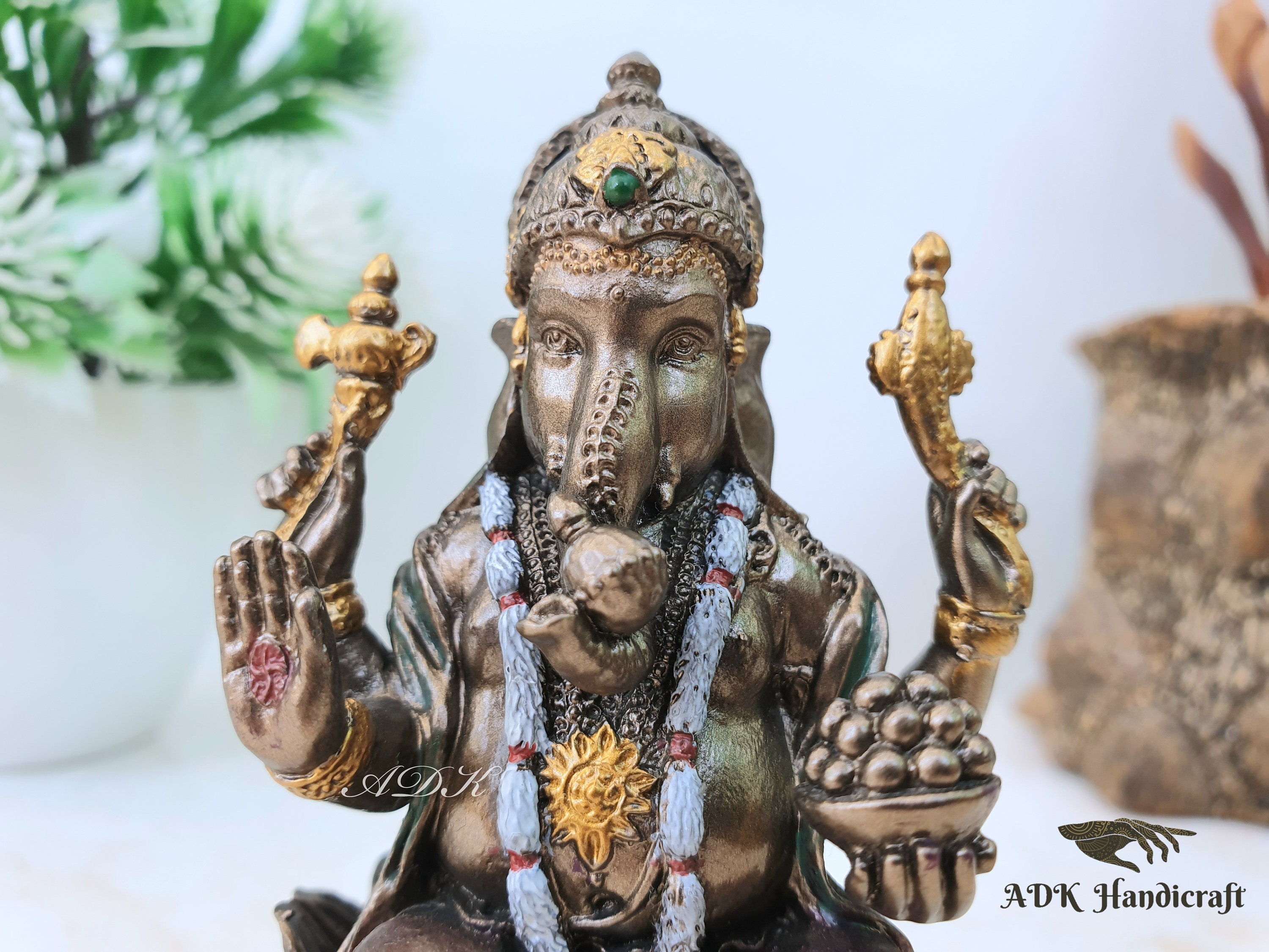 Ganesha Statue Lord Ganesha Statue 8.5CM Lord Ganesha Idol - Etsy