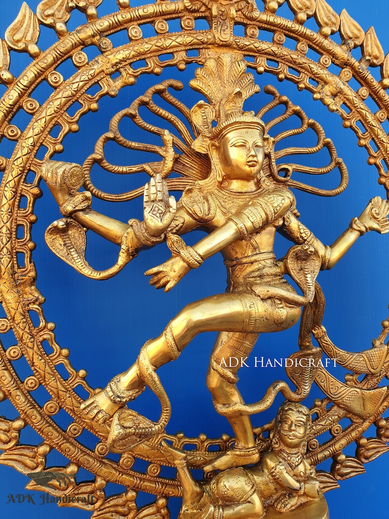 Brass Nataraja Statue, 27" Inch Big Large Dancing Lord Shiva Natraja ...