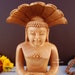 Lord Parasnath Statue, 6.2 Inch Wooden Handcarved Parshvanatha Bhagwaan ...