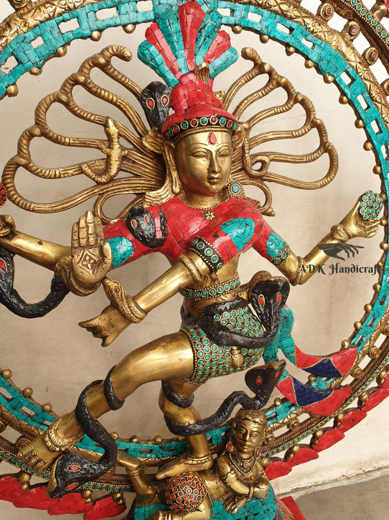 Brass Nataraja Statue, 27" Inch Big Large Dancing Lord Shiva Natraja ...