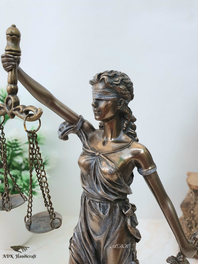 Lady Justice Statue Virtues of Justice Greek Roman Symbol of - Etsy ...
