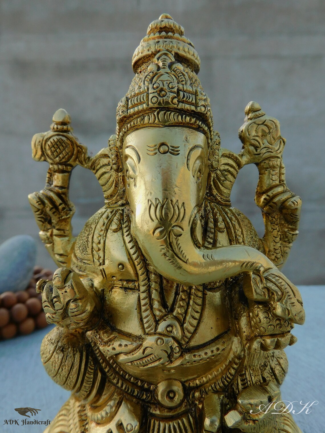 Lord Ganesha Statue Brass Ganesha Statue Ganpati Murti | Etsy