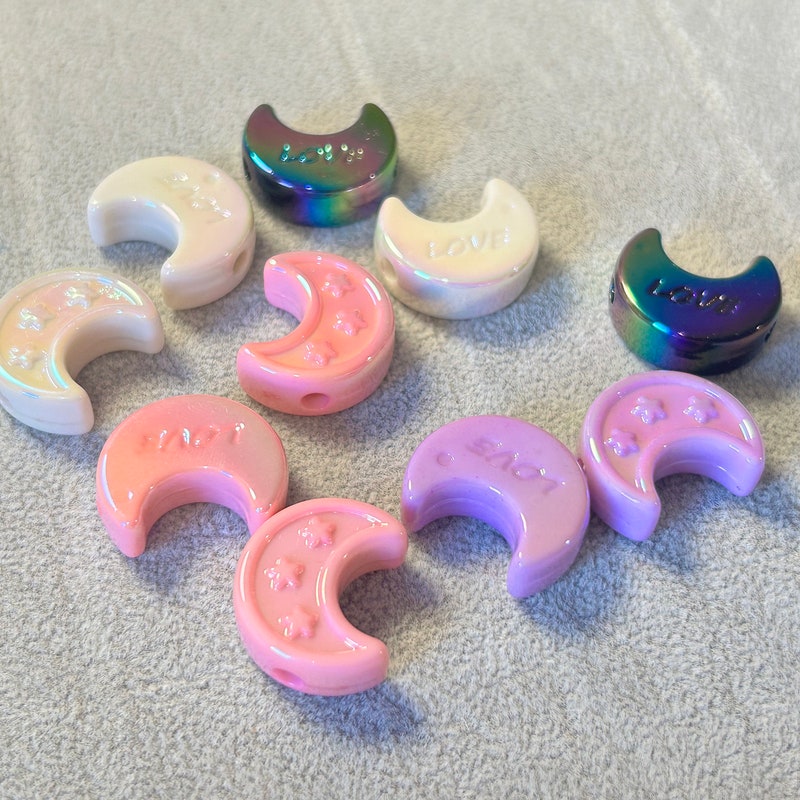 Moon Beads - Etsy