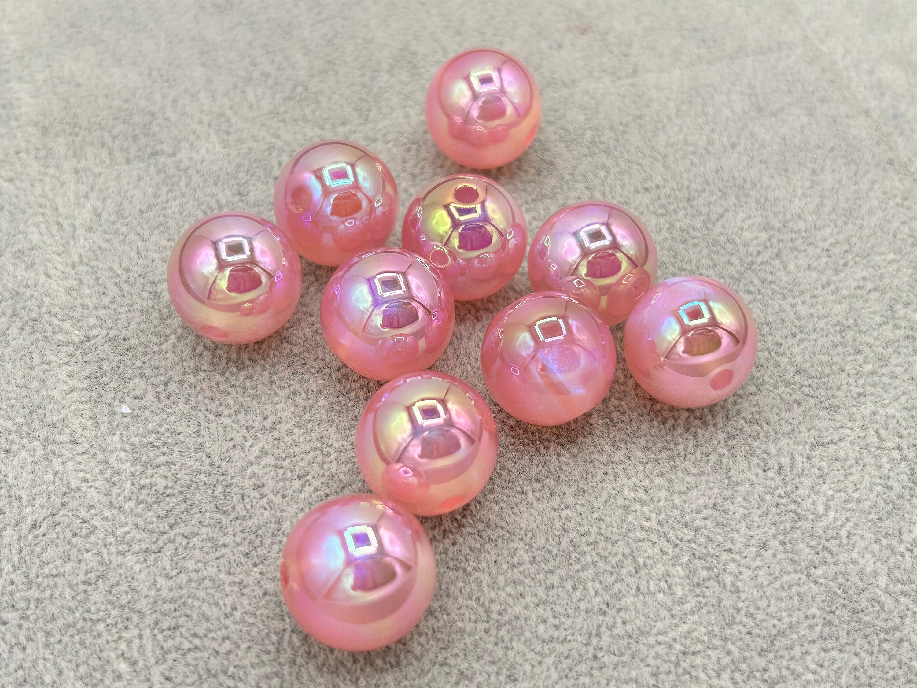 Clearance 10 Pcs Galaxy Beads, Beads for Pen, DIY Supplies 16mm Galaxy Bubblegum Beads, Acrylic ...