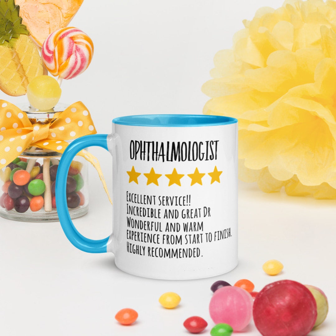 Ophthalmologist Review Mug, Funny Ophthalmologist Mug, Ophthalmologist ...