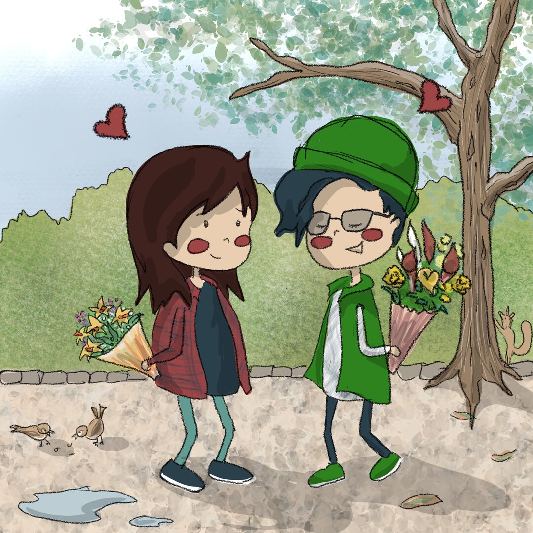 Custom Portrait, Custom Illustration, Cute Quirky Drawing - Etsy