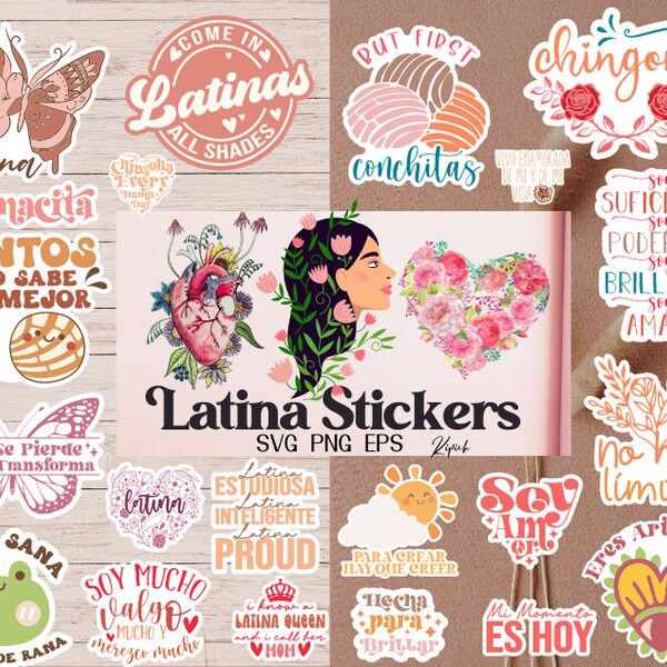 Printable Spanish Stickers - Etsy