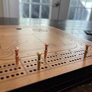 Baseball Cribbage Board - Custom Made - Etsy