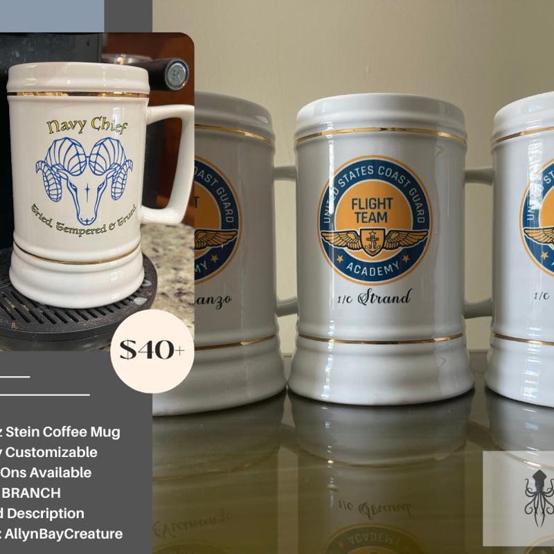 Navy Command Coffee Mug - Etsy