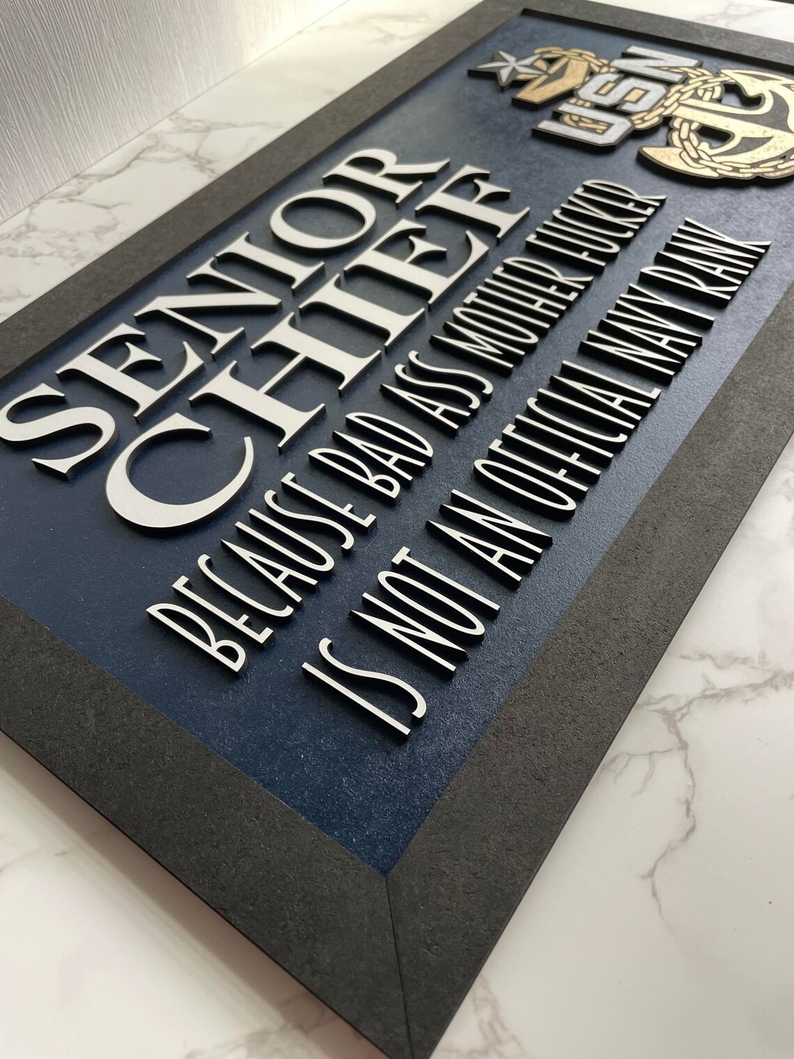 Senior Chief Petty Officer Sign - Etsy