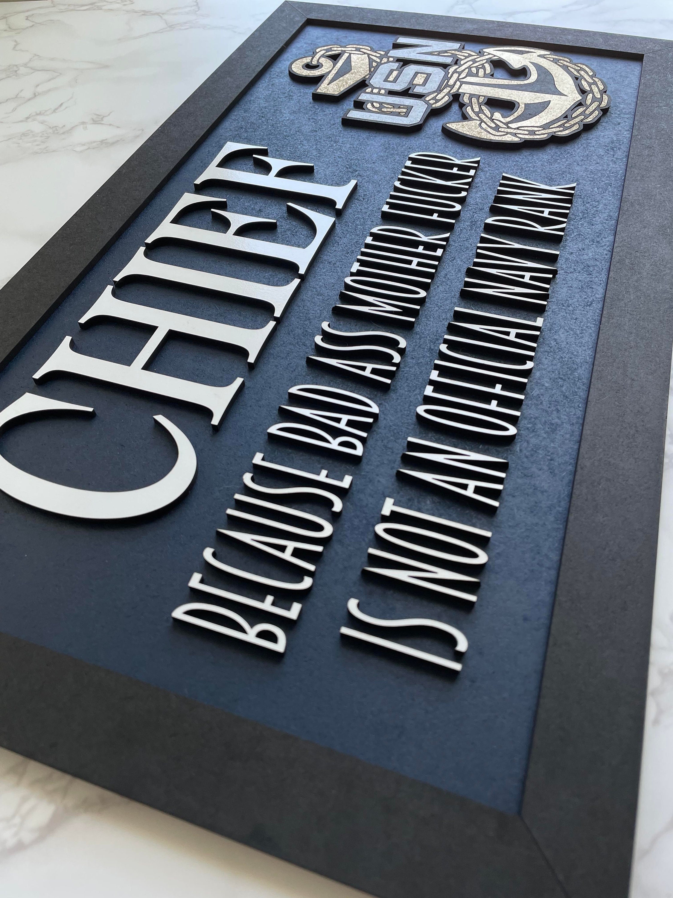 Chief Petty Officer Sign - Etsy