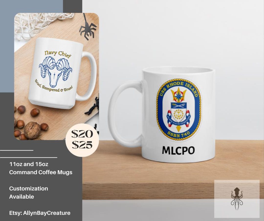 11oz and 15oz Command Coffee Mugs - Etsy