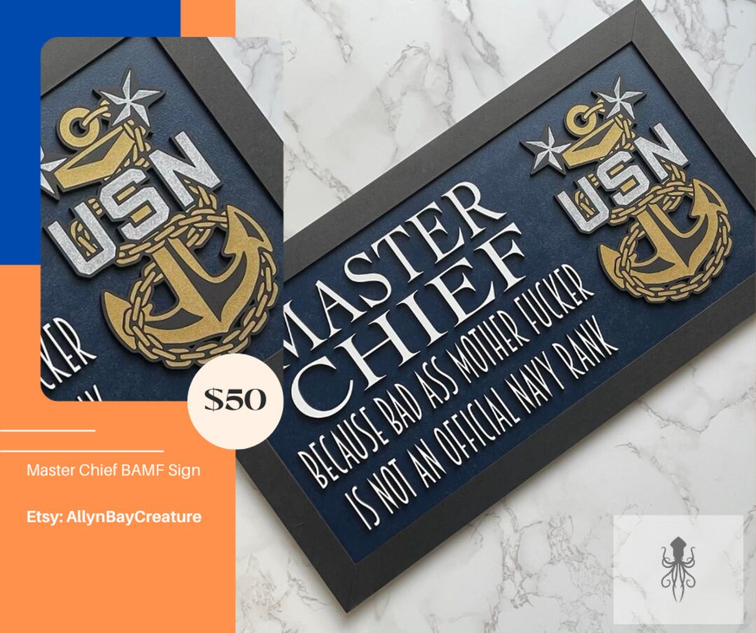 Master Chief Petty Officer Sign - Etsy